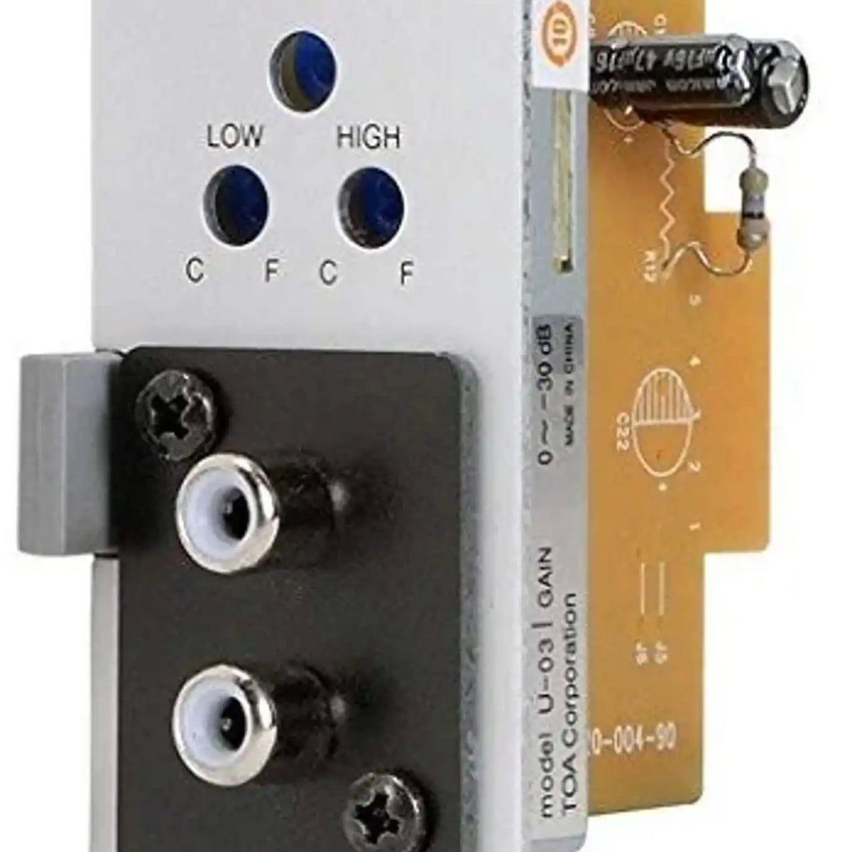 TOA Electronics Stereo Line Input Module (Aux) - U-03R – Creation Networks