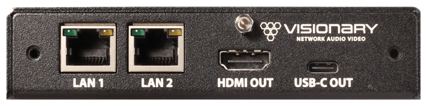 Visionary Solutions PacketAV D4200 4K UHD over IP POE+ Decoder, AES67/ – Creation Networks