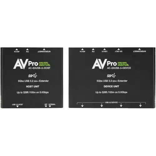 AVPro Edge 100-meter extension kit for USB 3.2 Gen 1 with a USB-C host ...