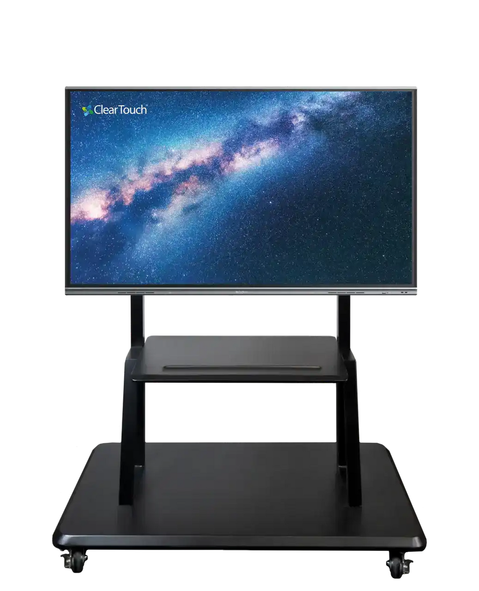 ClearTouch CTI-STAND-FIXM FIXED MOBILE STAND - SOLID BASE WITH SHELF ...