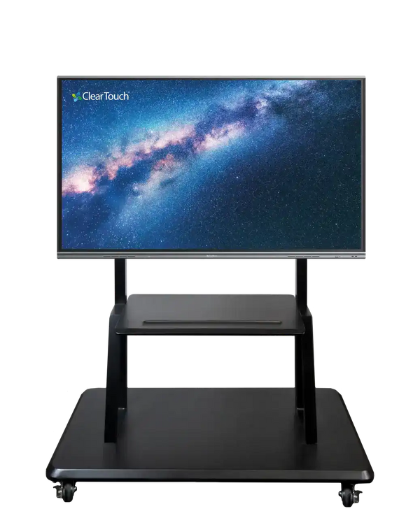 ClearTouch CTI-STAND-FIXM FIXED MOBILE STAND - SOLID BASE WITH SHELF ...