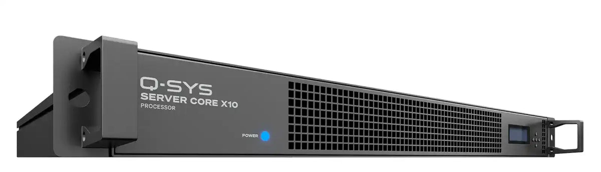 QSC Server Core X10 Q-SYS network I/O processor – Creation Networks
