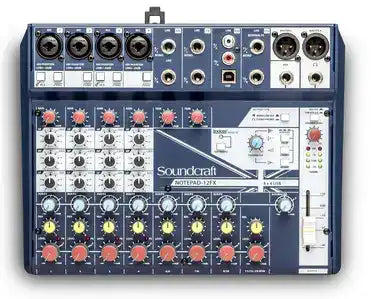 Soundcraft Notepad-12FX Small-format Analog Mixing Console with USB I ...