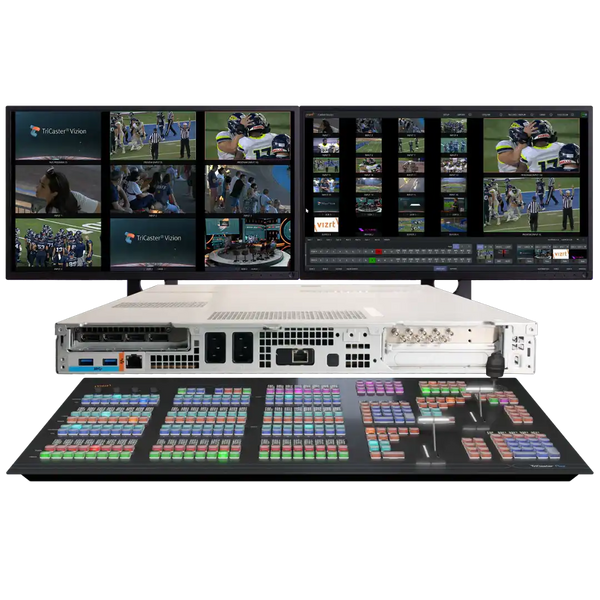 Vizrt TriCaster Vizion Rack 8 & Flex Dual Control Panel – Creation Networks