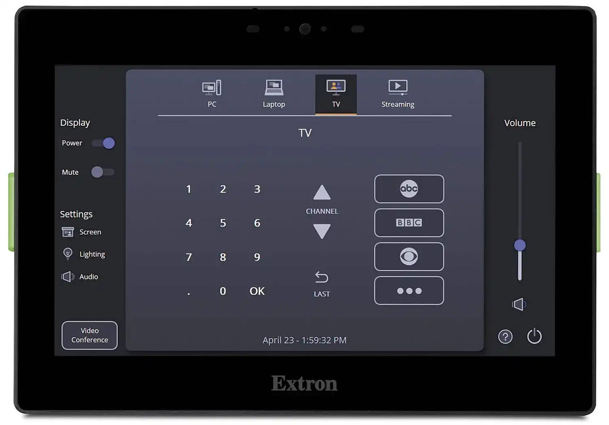 Extron TLP Pro 725M 7" Wall Mount TouchLink Pro Touchpanel - Wall Moun ...