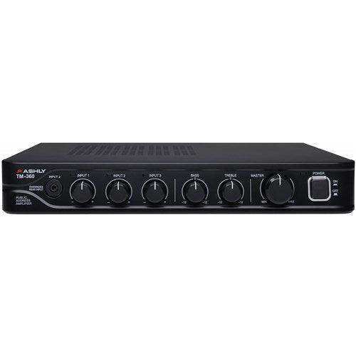 ASHLY TM-360 60-Watt 3-Input Mixer/Amp with Xfmr Isolated Constant-Vol ...