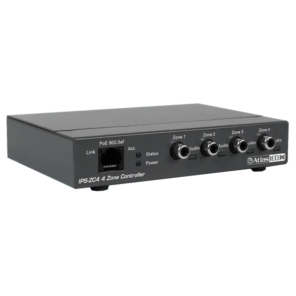 Atlas Sound IPS-ZC4 IP-to-Analog Four Zone PoE Gateway (for SIP applic ...