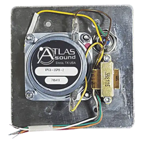 Atlas Sound VPCS-2GPB-2 Intercom Stations w Speaker, Call & 25V Transf