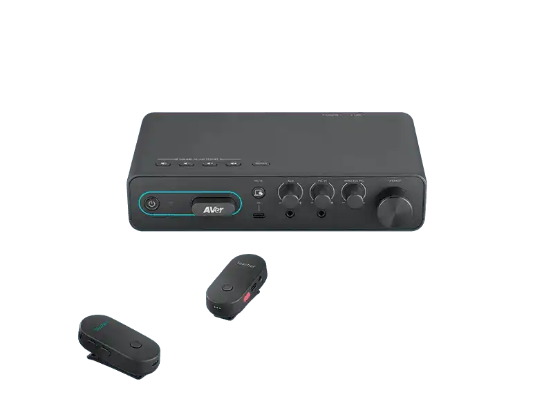 AVer AmpliWave Lite Classroom Audio System - Amplifier Box with Two Wi ...