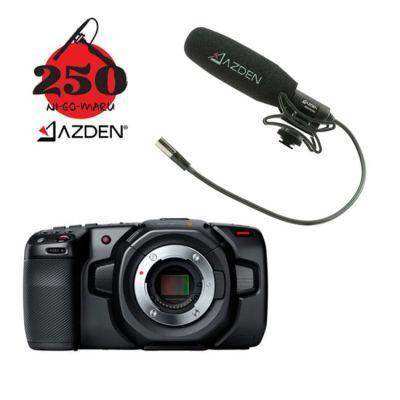 Blackmagic Design Pocket Cinema Camera 4K & AZDEN Professional Compact ...