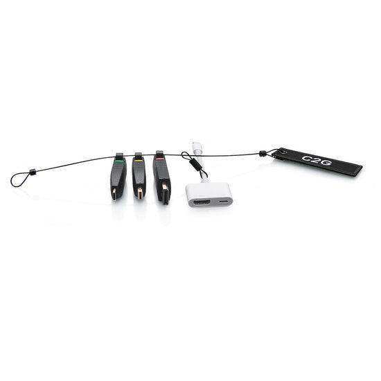 C2G C2G29886 Universal 4K HDMI® Adapter Ring with Color Coded Mini Dis ...