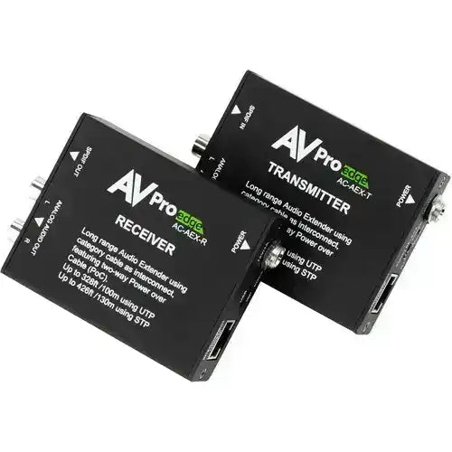 AVPro Edge 130m Stereo/Digital Audio Extender over CAT5e built in DAC ...