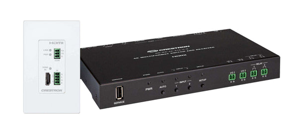 Crestron 4K 2x1 DM® Essentials Scaling Auto-Switcher and Wall Plate Ex ...