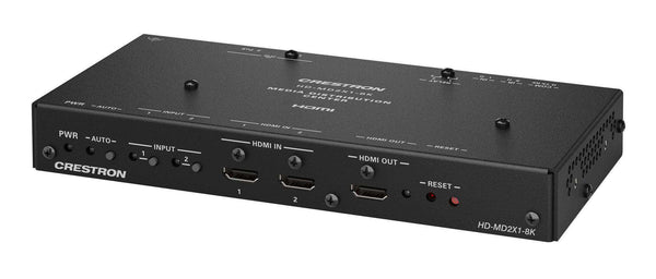 Crestron HD-MD2X1-8K 2x1 8K AV Switcher and Smart Display Controller ...