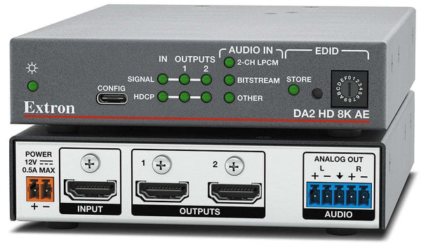 Extron DA2 HD 8K AE 8K HDMI Audio De-Embedder, DA – Creation Networks