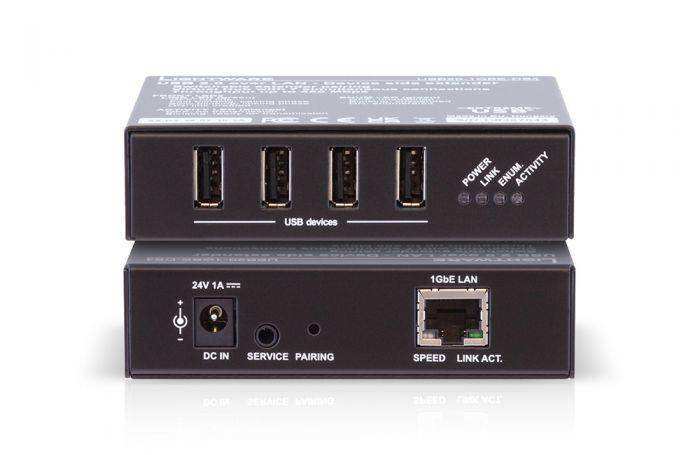 Lightware USB20-1GBE-DS4 USB 2.0 over LAN device side extender - 91810 ...