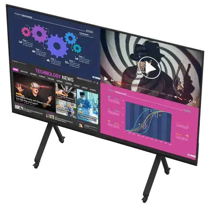 Planar UltraRes L Series 136" All-in-One LED Displays – Creation Networks