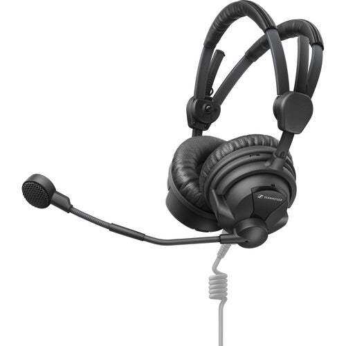 Sennheiser HMD 26 Dual-Ear On-Ear Broadcast Headset with Dynamic Micro ...
