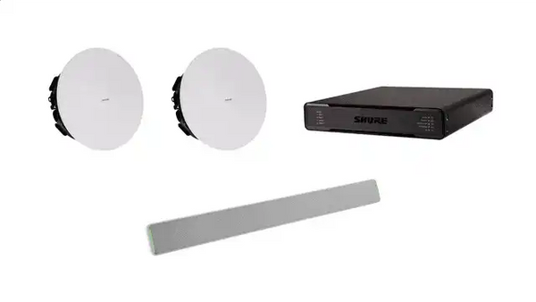 Shure MXA710-2FT wall-mount medium room audio system – Creation Networks