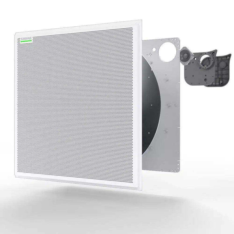 Shure MXA902W-S Integrated Conferencing Ceiling Array (White, Square)