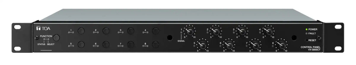 TOA Electronics VX-3000 Control Panel w/ 9 Function Keys and 8 Volume ...