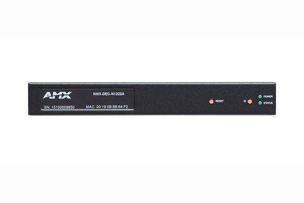 AMX NMX-DEC-N1222A N1000 Series AV Over IP Decoder with PoE, AES67 Sup – Creation Networks