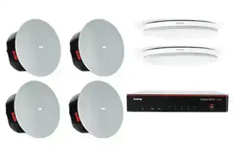 Biamp Tesira MRB-L-X400-C-CIC6LP-TAA Certified large room bundle with ...