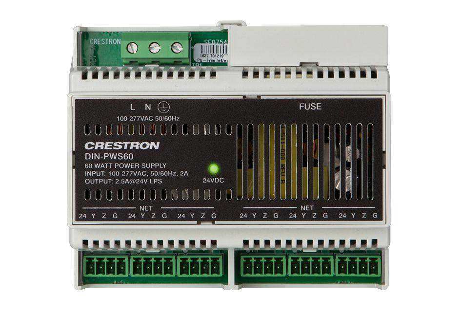 Crestron DIN Rail 60 Watt Cresnet® Power Supply - DIN-PWS60 – Creation ...