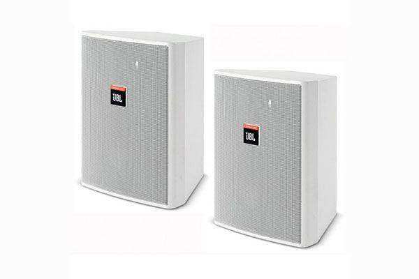 JBL CONTROL 25AV-WH 5.25 inch 2 Way Shielded Indoor/Outdoor Speaker Se ...
