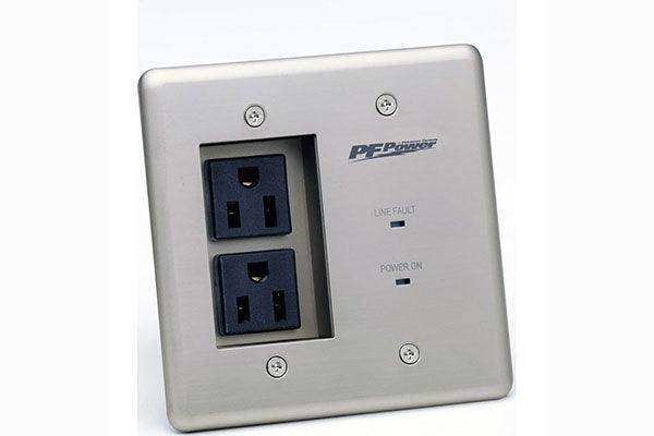 Panamax Max-In-Wall Power-Pro-PFP, (2) 15A OUTLETS, Surge Protection ...