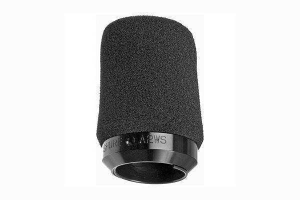 Shure A2WS-BLK Black Locking Foam Windscreen for 545 Series, SM57 ...